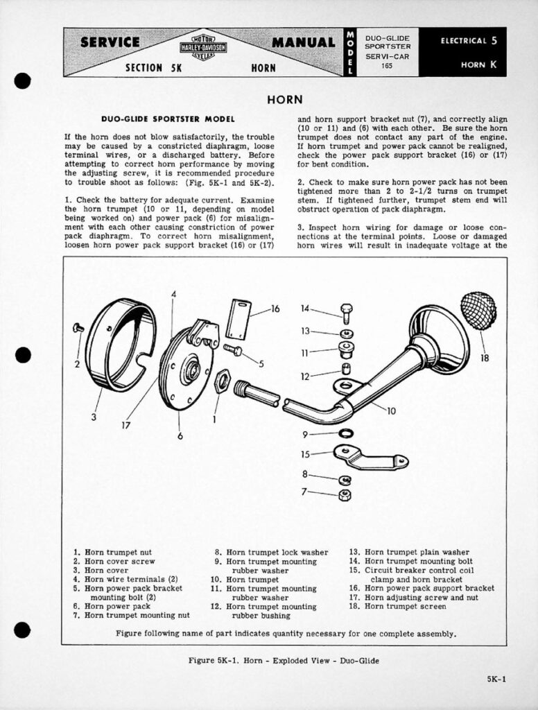 1959 - Harley-Davidson Hummer y 165 Service Manual